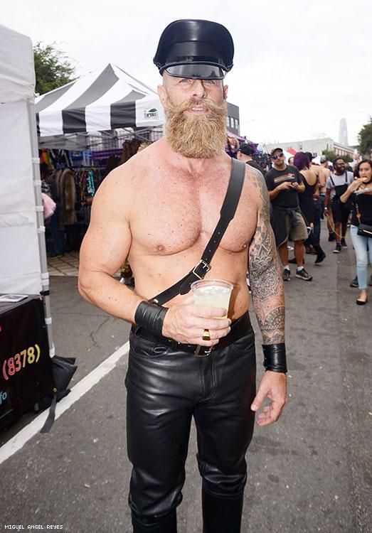 108 Candid Photos of Muscles and Leather at Folsom Street Fair