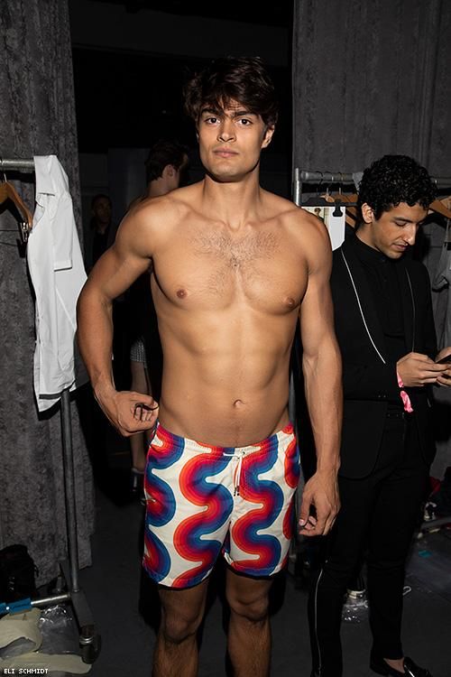 Gus Kenworthy, Milk and the Sexy Models at Jeffrey Fashion Cares 2019