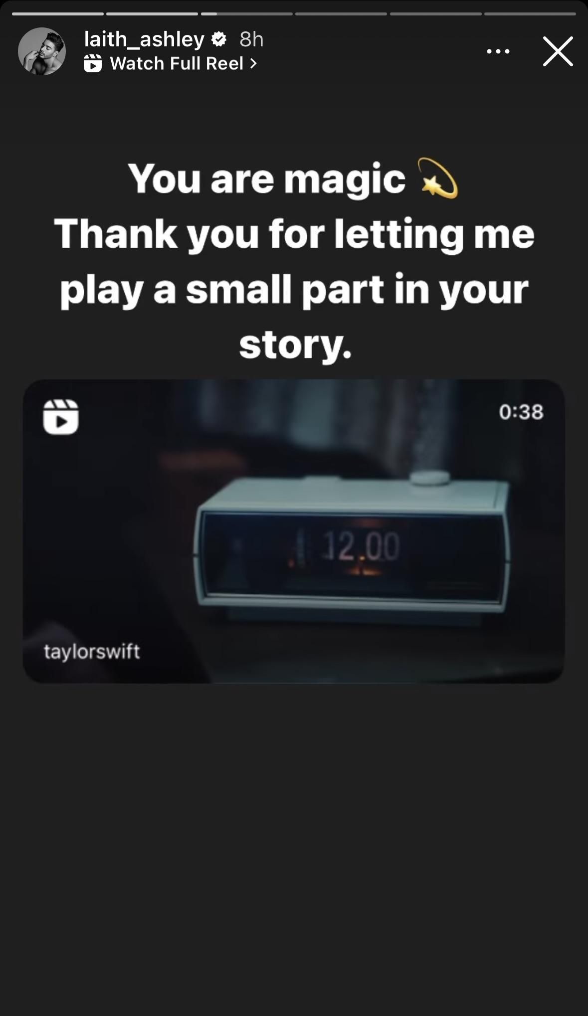 Laith Ashley to Play Taylor Swift's Love Interest in 'Midnights' Video