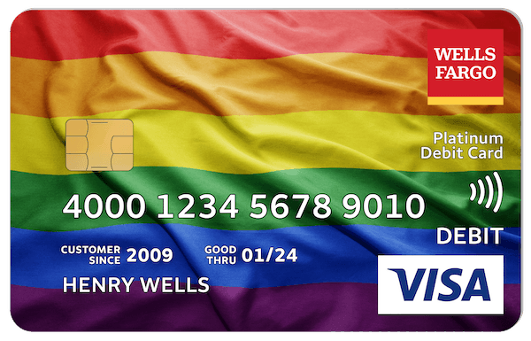 The Meaning Behind Wells Fargo's LGBTQ+ Debit Card Designs