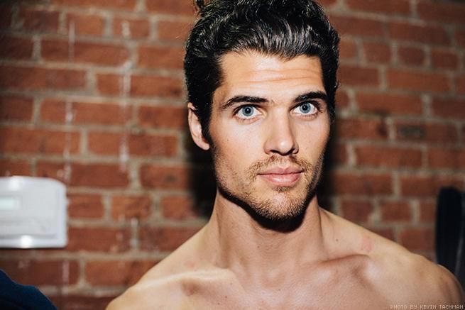 Backstage at Jeffrey Fashion Cares 2015