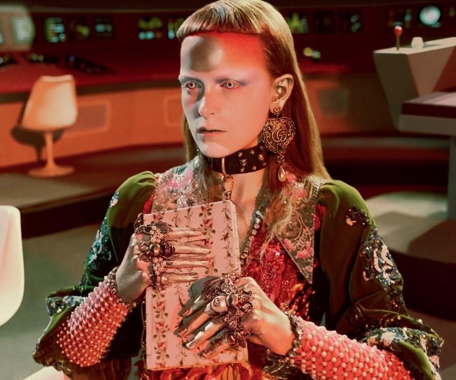 Gucci Fall '17 Campaign Sees Models Kissing Aliens & Fighting Dinosaurs