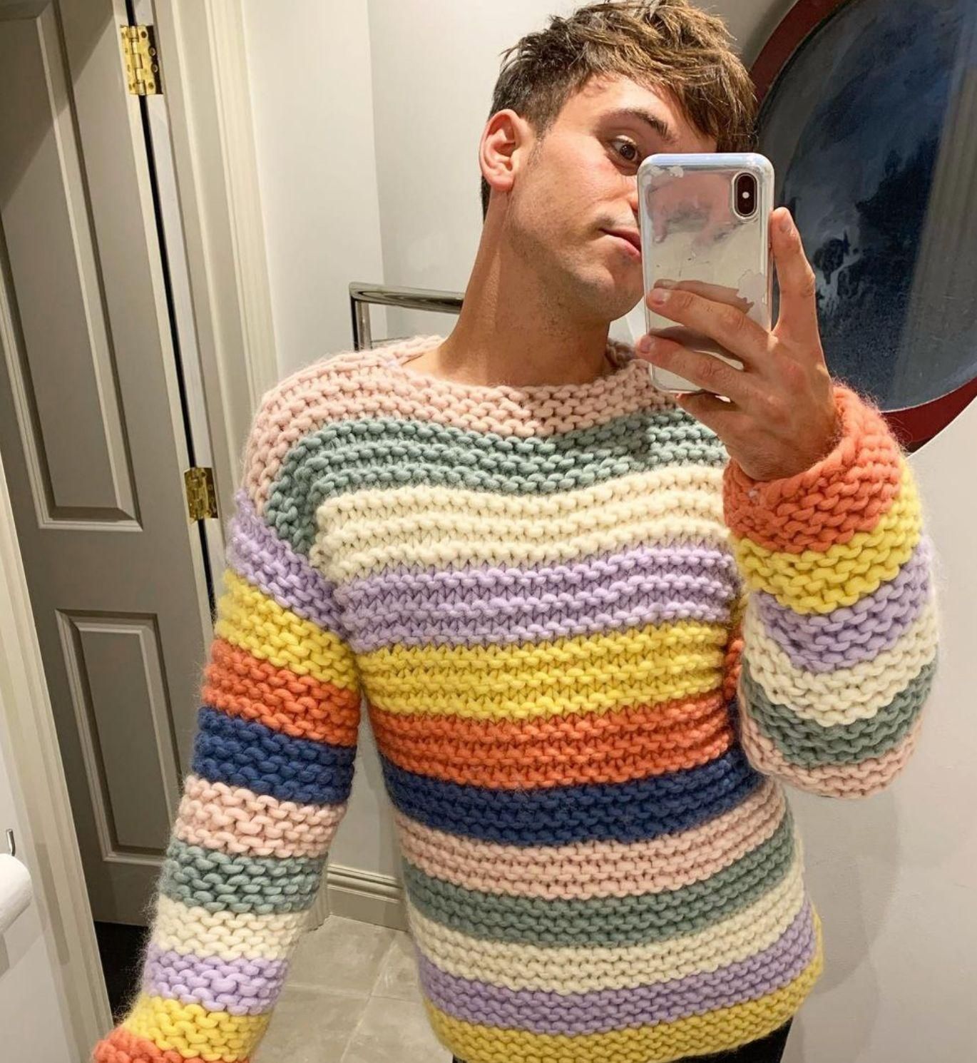 Here's a Bunch of Tom Daley's Best Knitted Looks