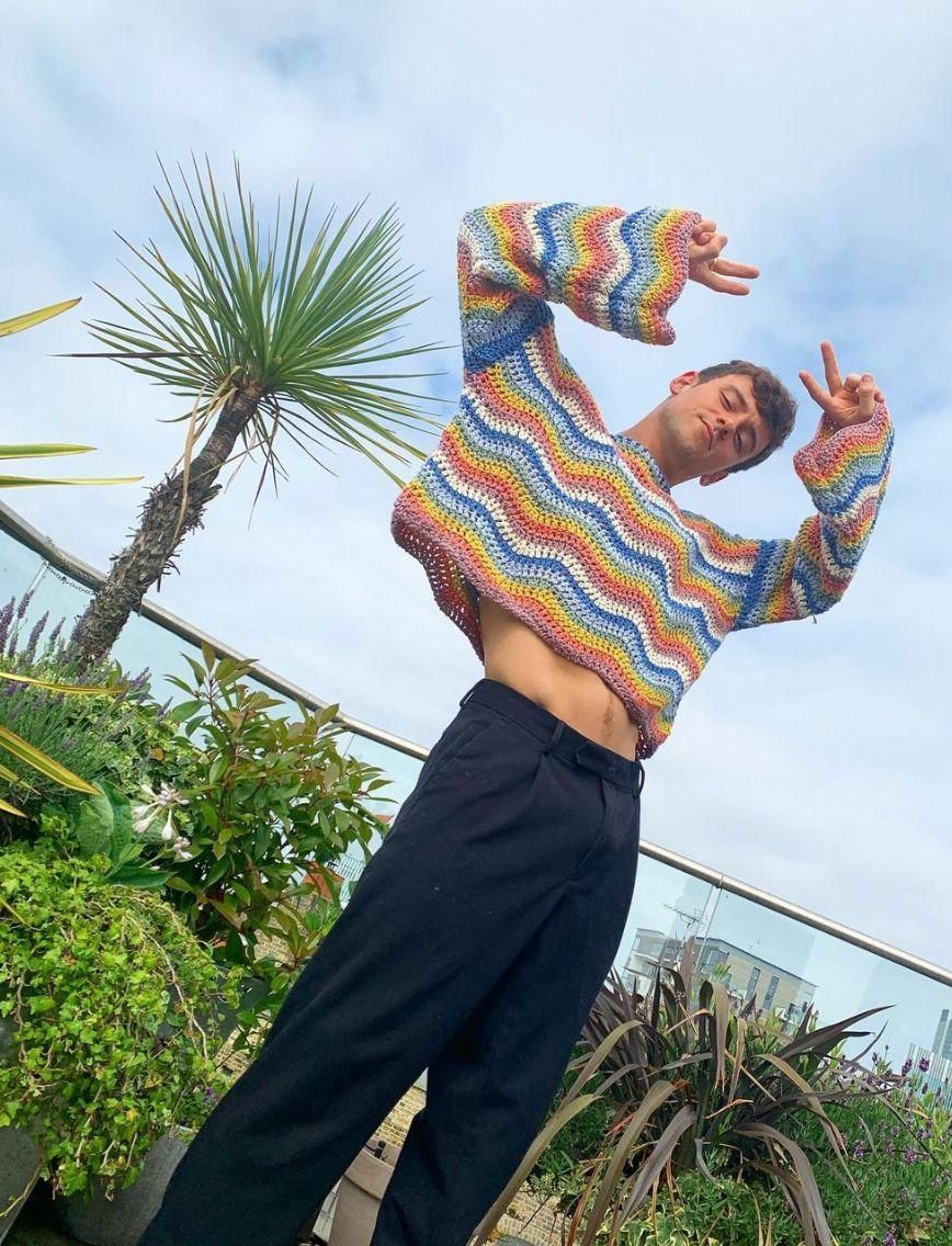 Here's a Bunch of Tom Daley's Best Knitted Looks