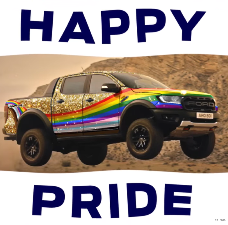 Ford Responded to Homophobia With a Very Gay Rainbow Truck