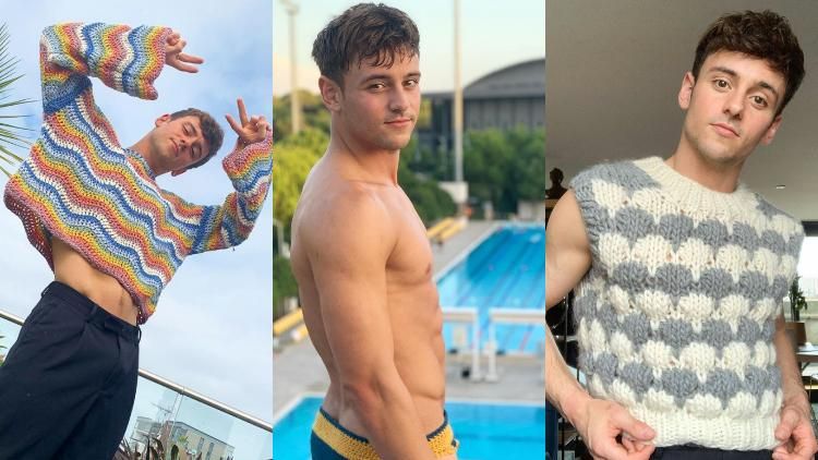 Here's a Bunch of Tom Daley's Best Knitted Looks